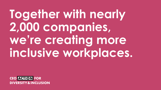 CEO Action for Diversity and Inclusion Pledge | Portable