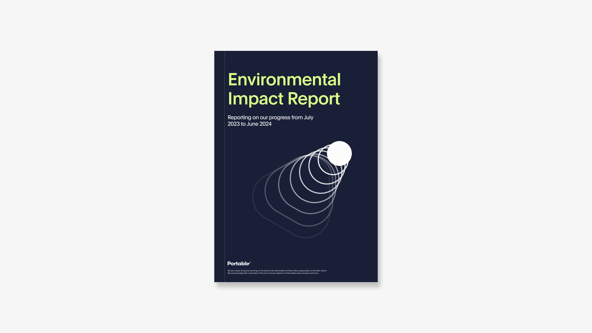 Environmental Impact Report: Portable's commitment and progress to the ...